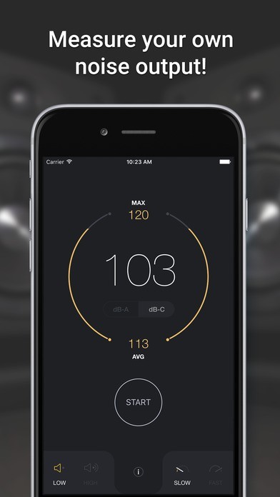 dB Decibel Meter - sound level measurement tool | iPhone・Android対応のスマホ ...