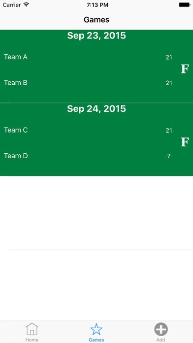 Football Score Tracker - Track and Save Football Scores | iPhone ...
