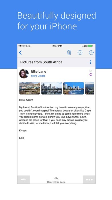 Blue Mail - Email Mailbox | iPhone・Android対応のスマホアプリ探すなら.Apps