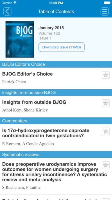 BJOG: An International Journal of Obstetrics & Gynaecology | iPhone ...