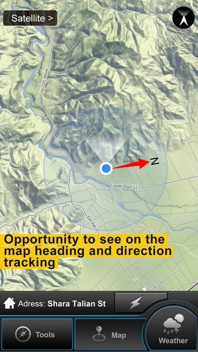 Weather Compass Gps+ (Map, Speedometer, Altimeter) | iPhone・Android対応の ...