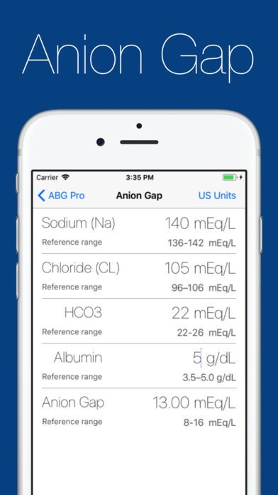 ABG Pro Acid Base Calculator | iPhone・Android対応のスマホアプリ探すなら.Apps