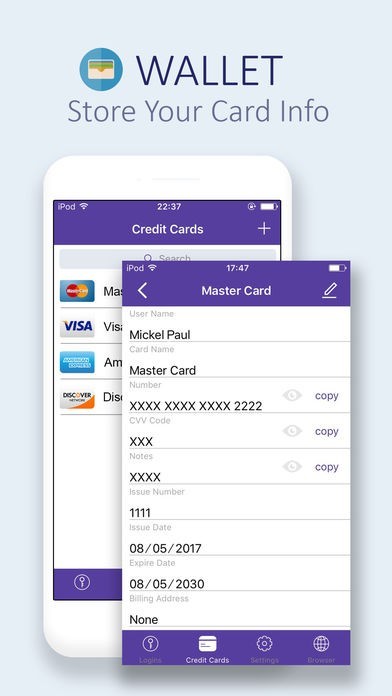 Password Manager-Keep Password Safe & cards wallet | iPhone・Android対応の ...