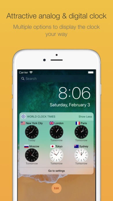 World Clock Time Zones Widget | iPhone・Android対応のスマホアプリ探すなら.Apps