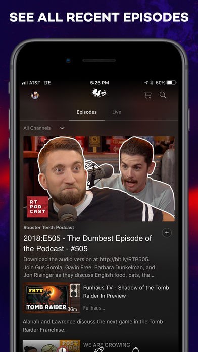 Rooster Teeth ® | iPhone・Android対応のスマホアプリ探すなら.Apps