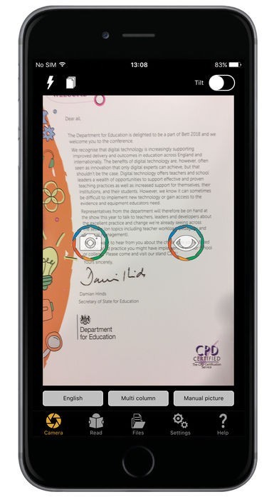 KNFB Reader | iPhone・Android対応のスマホアプリ探すなら.Apps