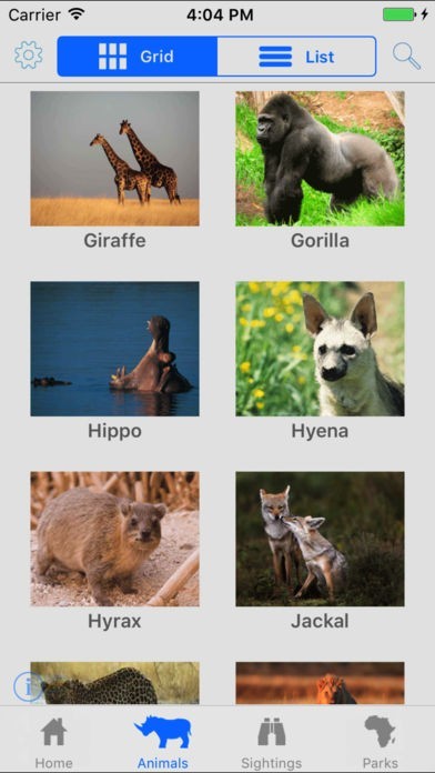 African Safari Tracker: Animal and Wildlife Guide | iPhone・Android対応の ...