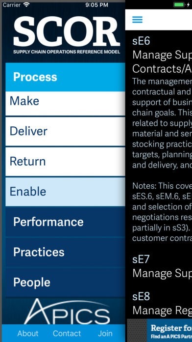 APICS SCC SCOR App - Supply Chain Operations Reference Model | iPhone ...