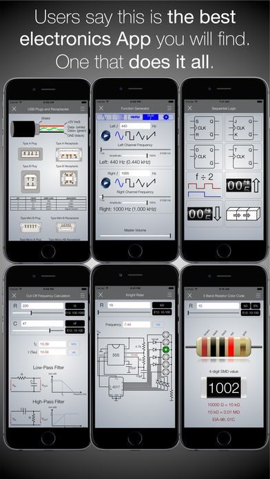 Electronics Engineering ToolKit PRO for iPhone | iPhone・Android対応のスマホ ...
