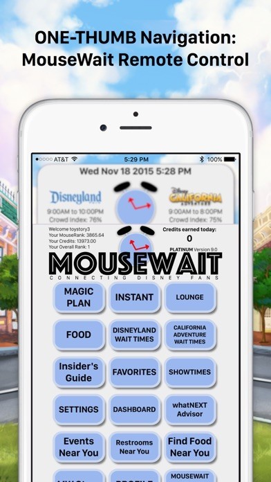 MouseWait Disneyland PLATINUM | iPhone・Android対応のスマホアプリ探すなら.Apps